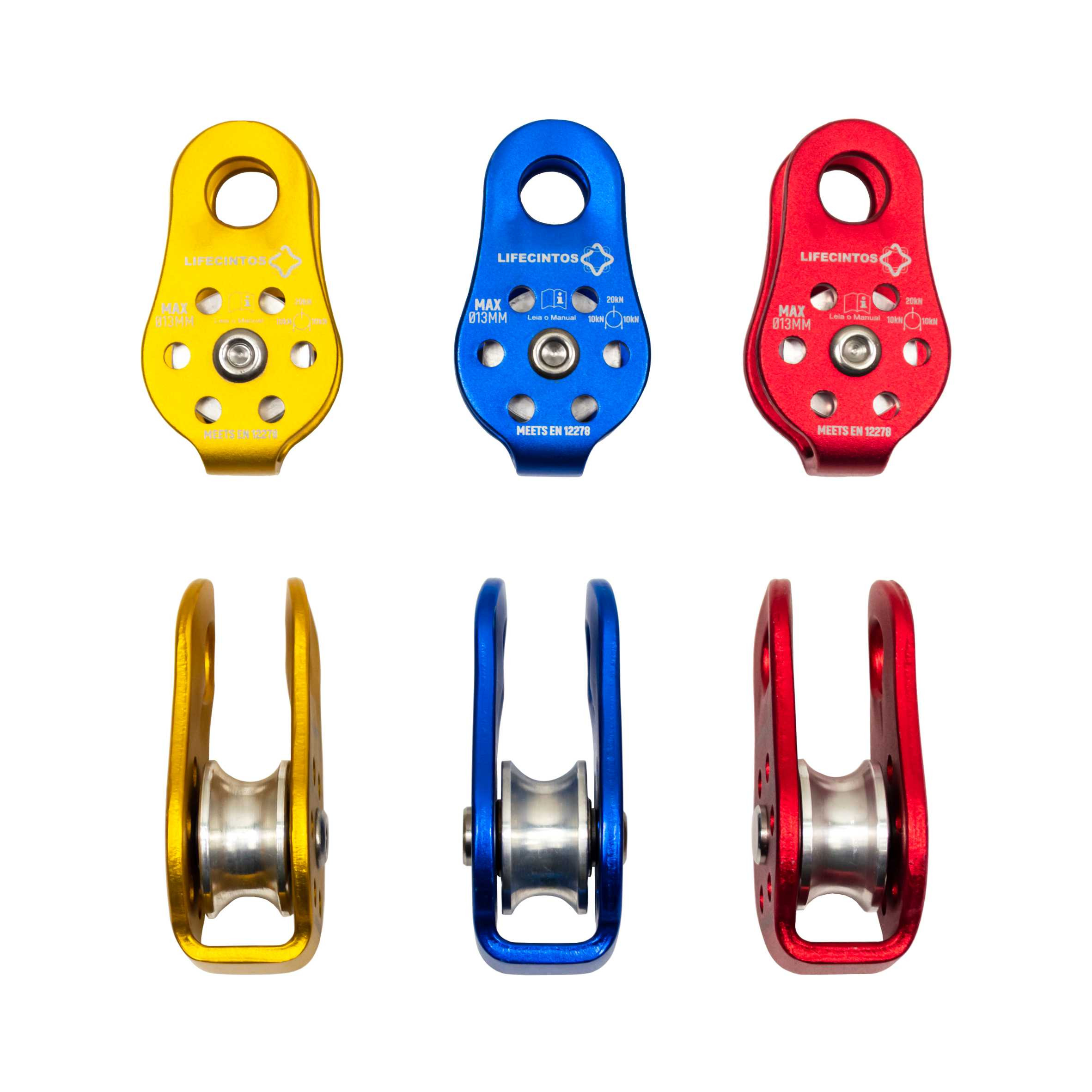 POLIA SIMPLES EM ALUMINIO